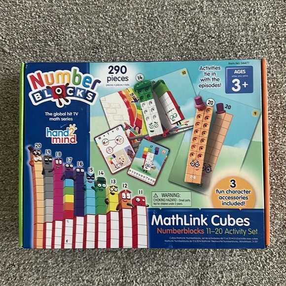 Hand2mind | Toys | Hand2mind Numberblocks Mathlink Cubes 12 Activity ...